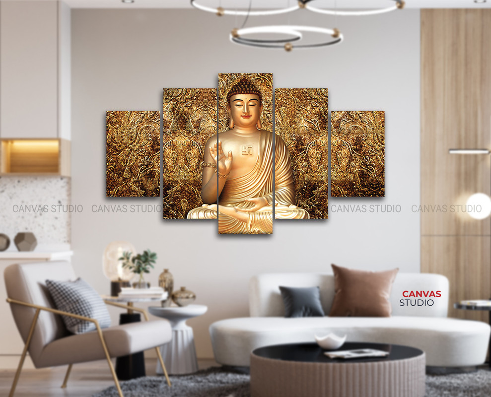 5 panel Goldenbuddha — Postimages