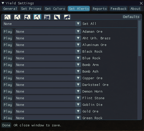 Addons/Yield: An Ashita v3 addon that allows you to track and edit gathering metrics within a ...