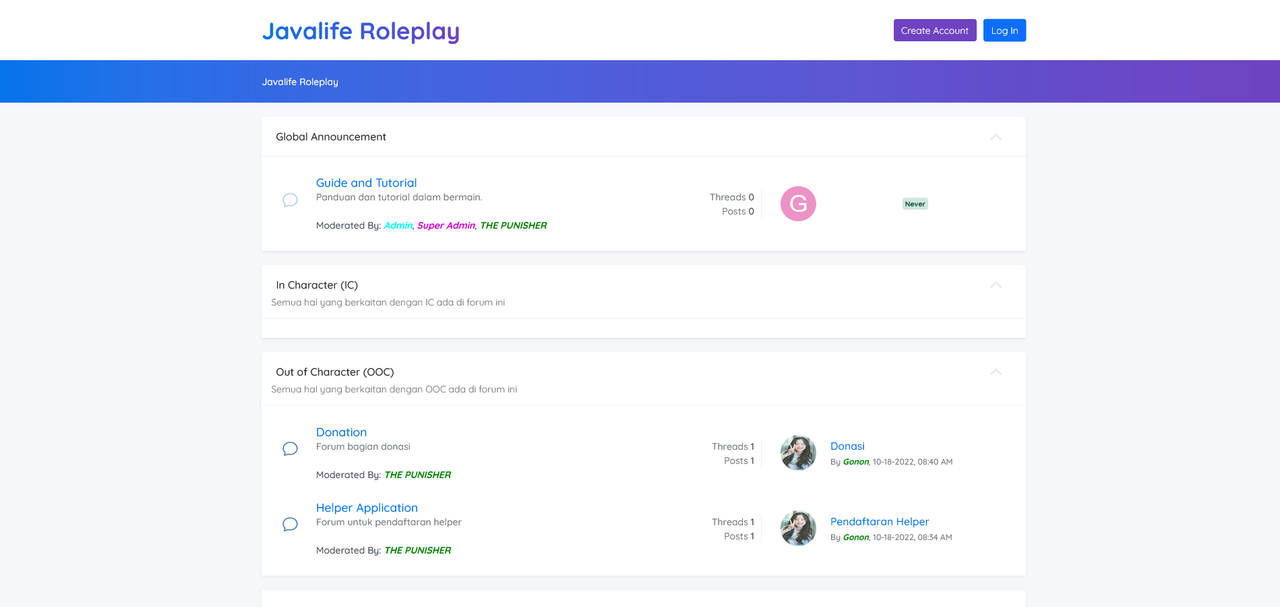 Screenshot 2022 10 24 at 11 35 21 Javalife Roleplay — Postimages