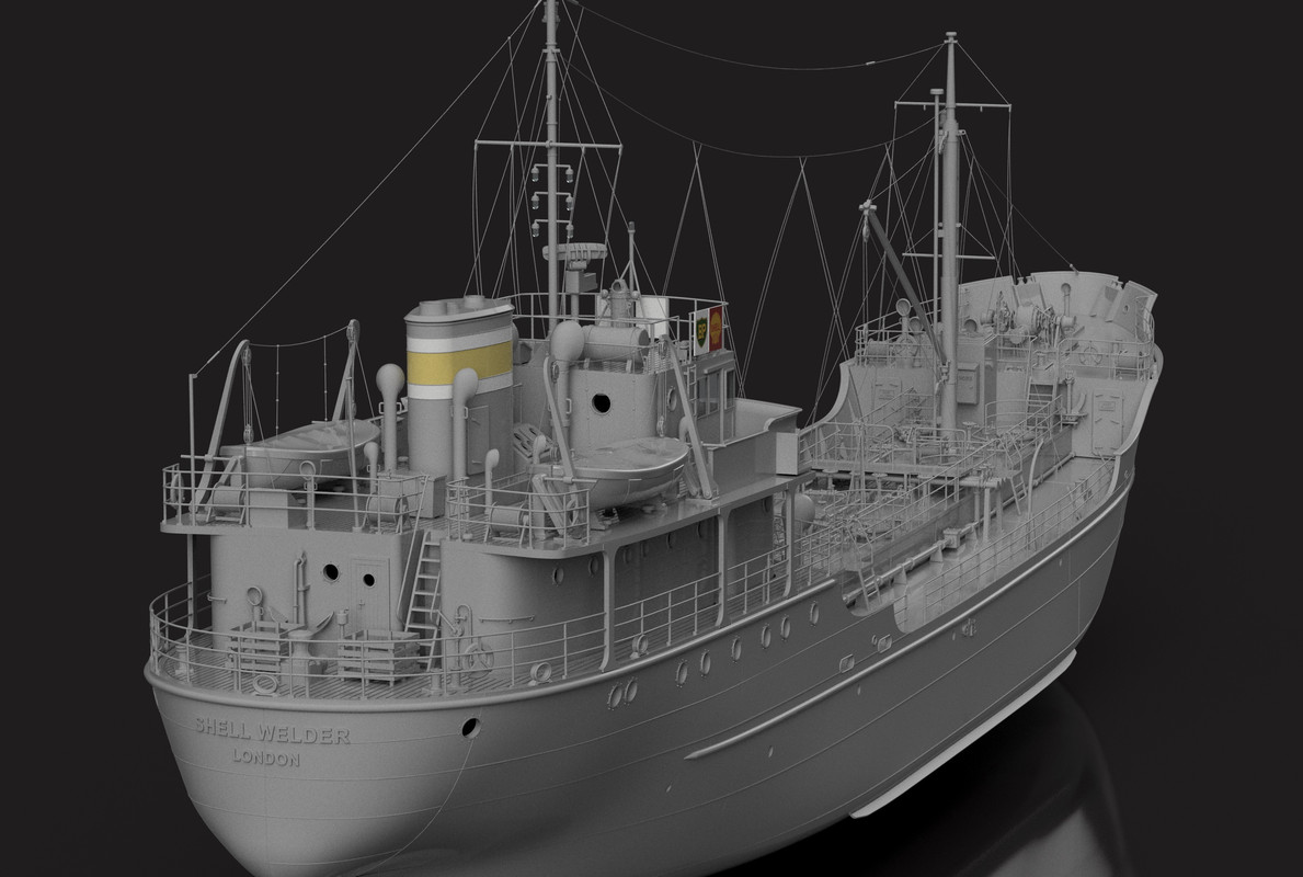 Shell Welder - 1955 - UK Tanker Coaster - 3D Print - 1/100 - Page 4 ...