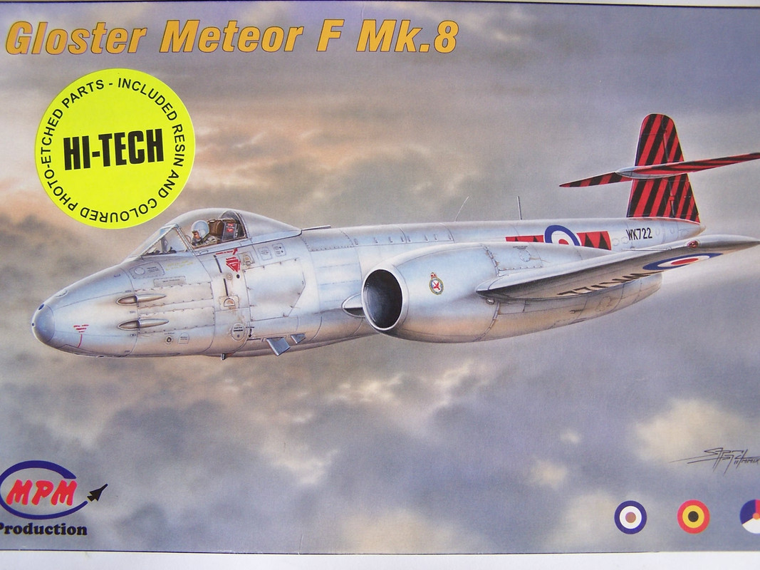 Tim's MPM 1/72 GAC civilian Meteor F8 - COMPLETED - Gloster Meteor STGB ...