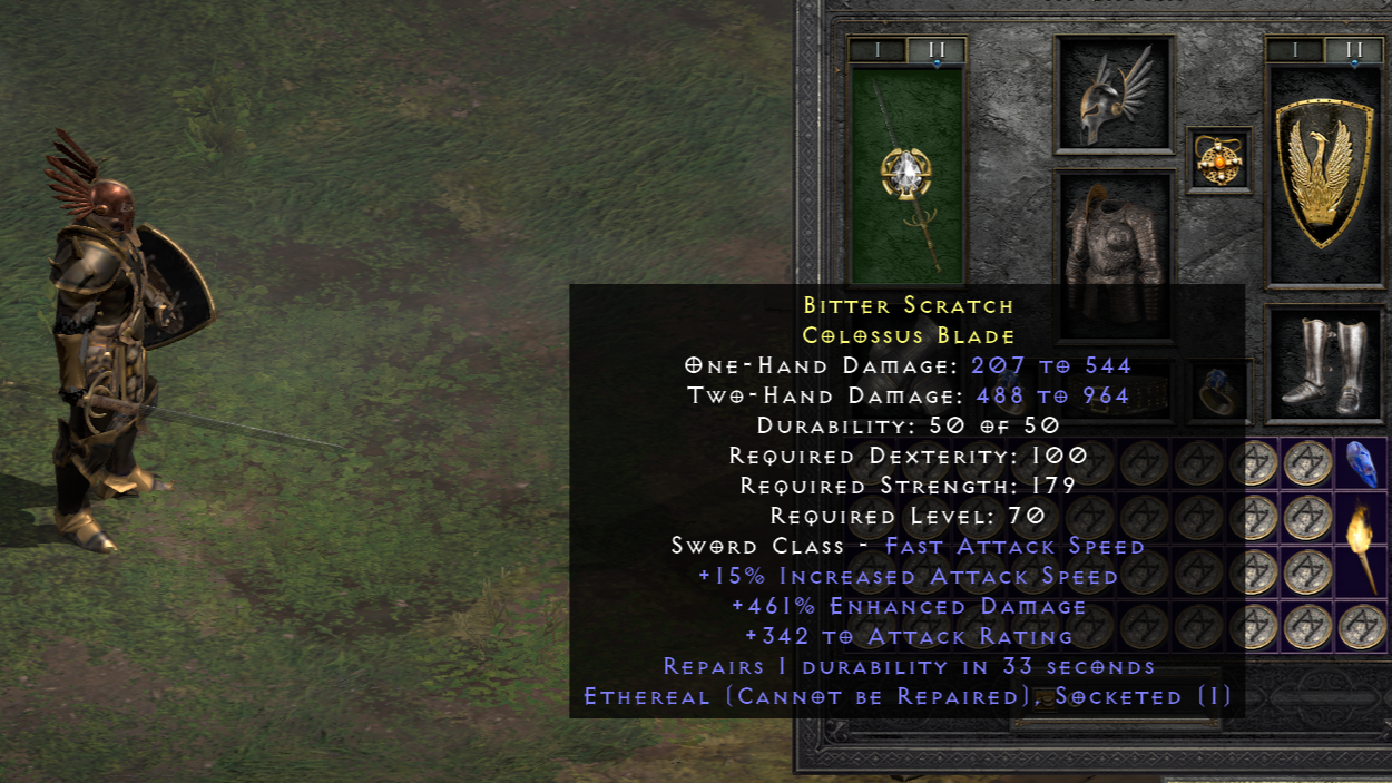 Eth Rep Cruel Colossus Blade 421ed 342ar - Topic - d2jsp