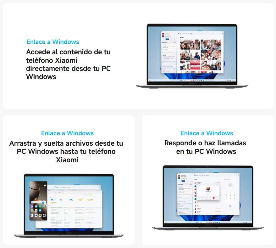 Xiaomi lanza “Enlace a Windows” en HyperOS 2
