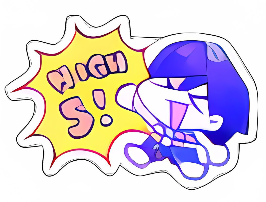 Kel Sticker ( High 5) downupscale — Postimages