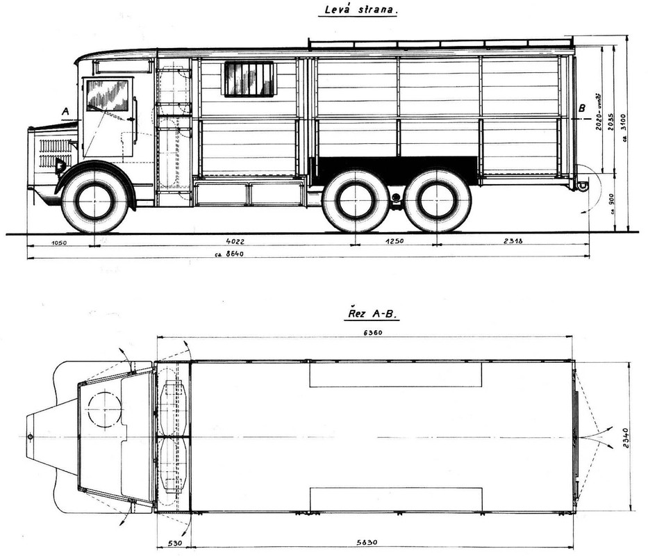 Tatra T29 workshop drawing — Postimages