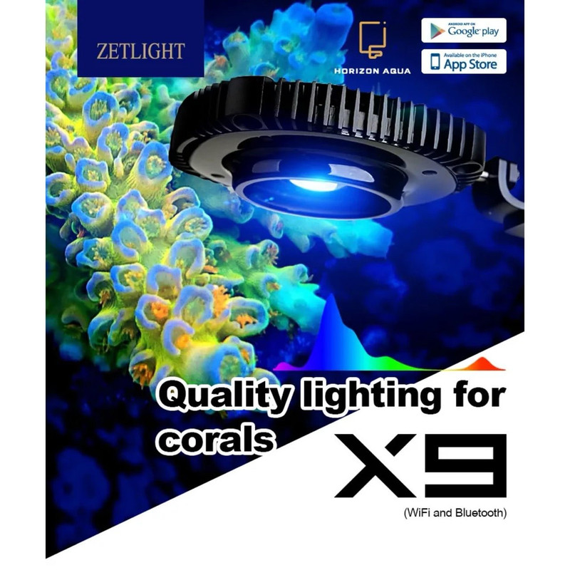 Welcome Zetlight X9 Basic and Advanced LED Lights for Corals | Marine ...