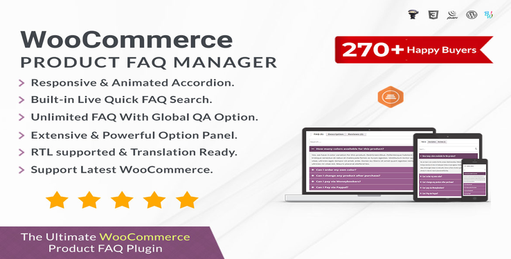 WooCommerce Product FAQ Manager Wordpress – Bliter GPL