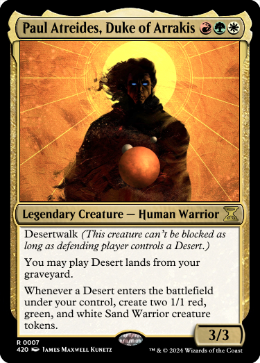 Paul Atreides, Duke of Arrakis - Lead Them To Paradise... — Postimages