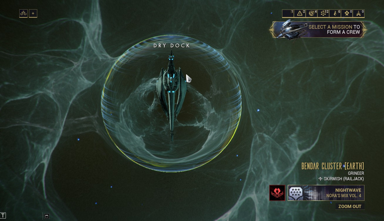After completing railjack missions, cannot select Dry Dock on navigation - UI - Warframe Forums