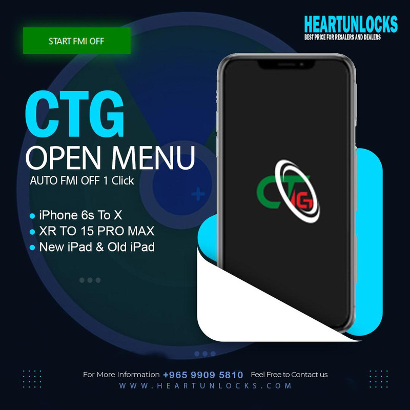 CTG OPEN MENU AUTO FMI OFF 1 Click (iPhone 6s TO 15 PRO MAX & iPad ...