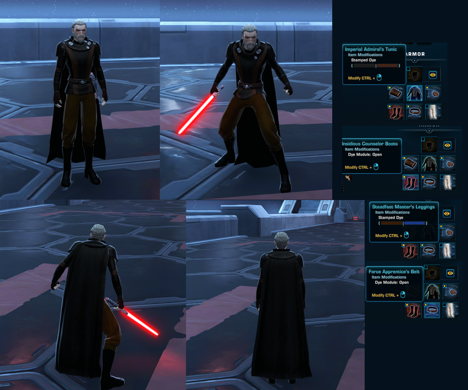 Elegant armor set for a Dooku inspired character? : r/swtor