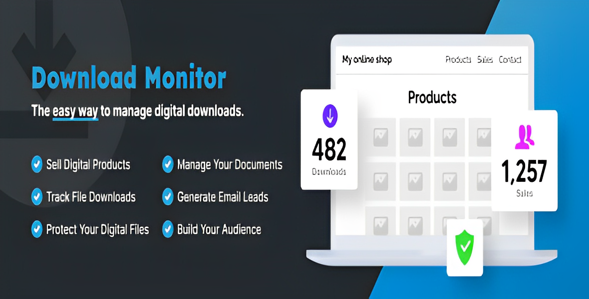 Download Monitor + Addons Complementares Premium – Bliter GPL
