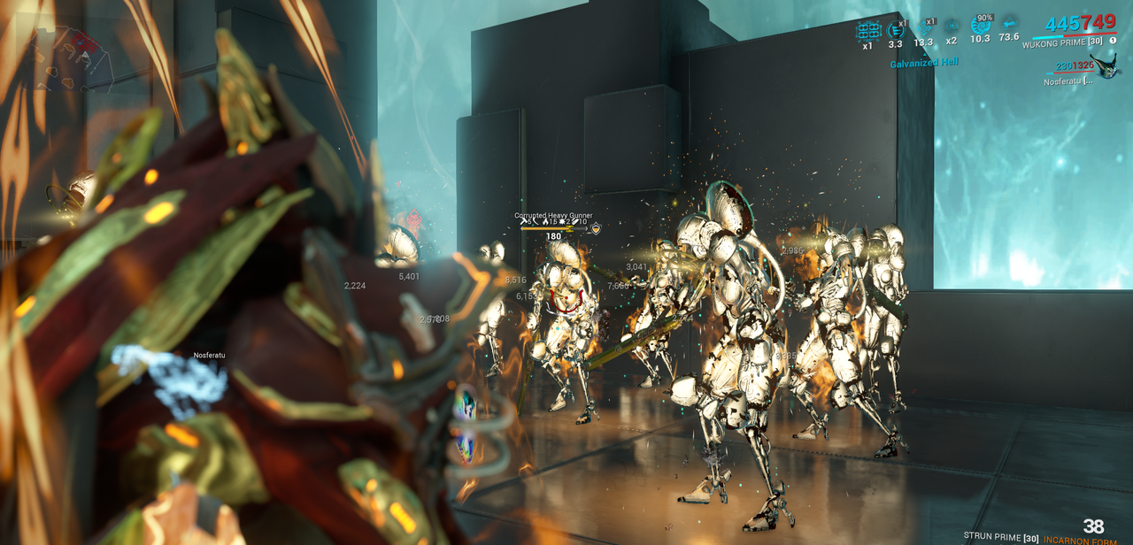 Strun incarnon AoE radial damage is force proc-ing impact status even though it has 0 impact ...