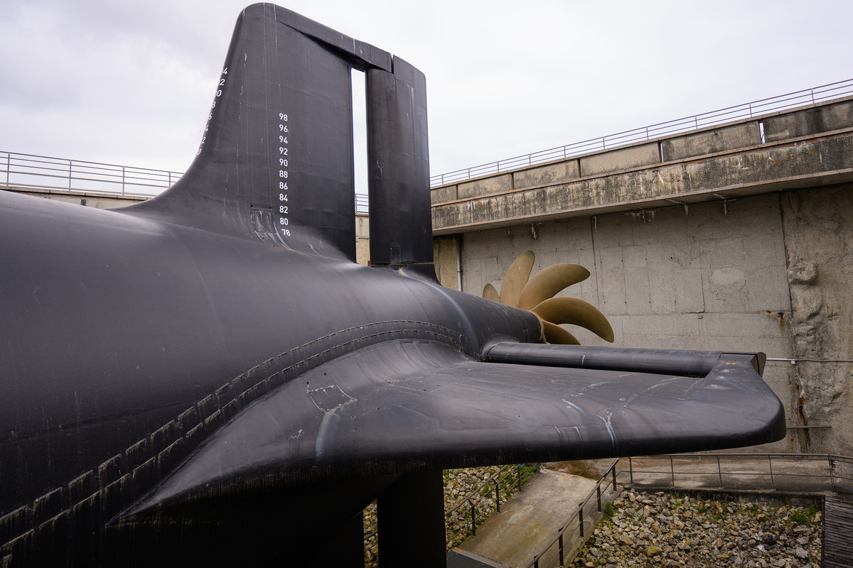 Le Redoutable a Cherbourg