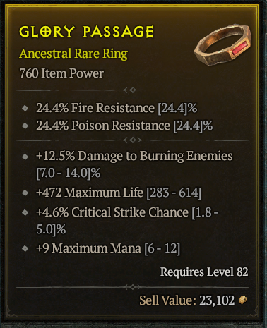 Ring - Max Mana, Crit Chance, Life - Topic - d2jsp