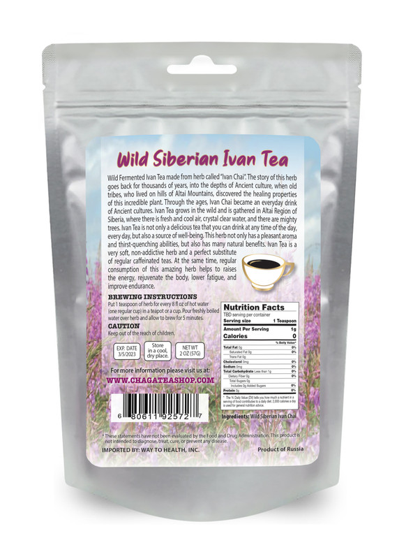 Siberian Fermented Wild Ivan Chai Loose Herbal Tea All Natural, No ...