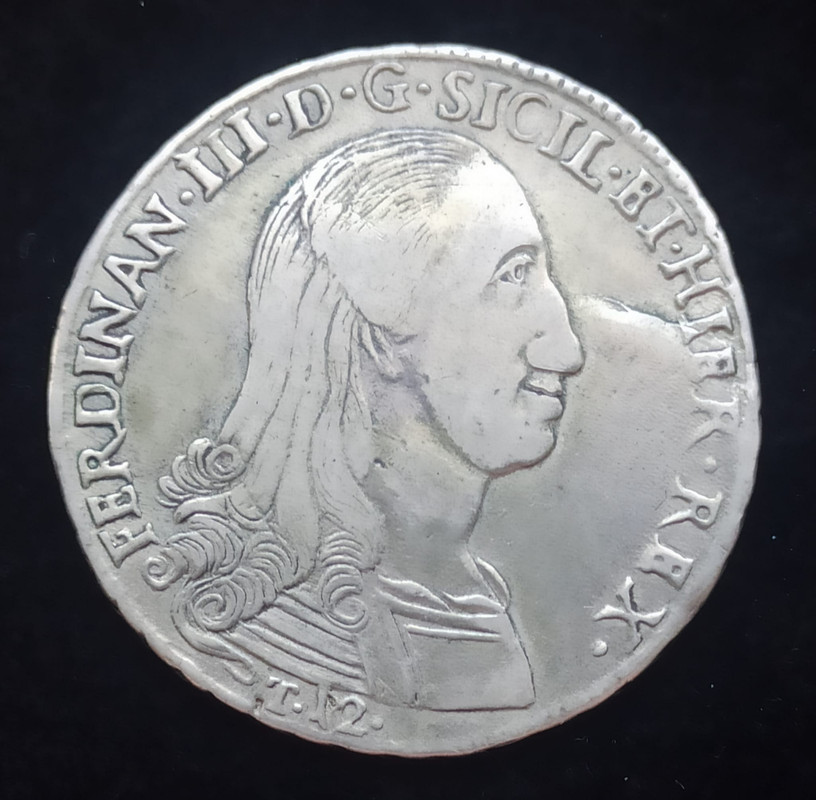 Fernando III 12 Taris 1799 de Sicilia Infante de España