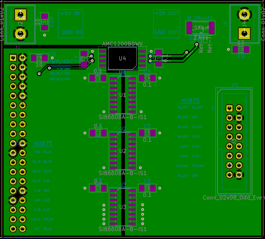 PCB Review - FPGA to HUB75 display interface : r/PrintedCircuitBoard