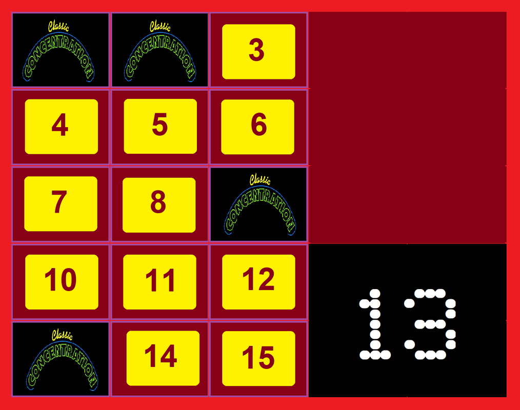 Classic Concentration Bonus Round — Postimages