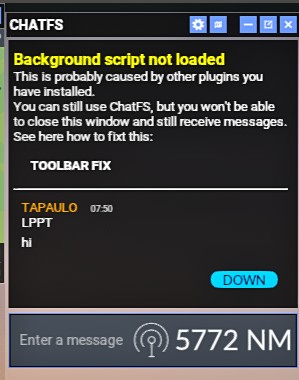ChatFS for Microsoft Flight Simulator | MSFS