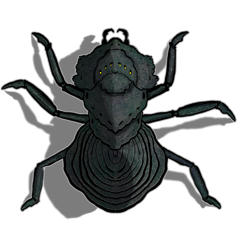 Whipped up a cave beetle token today. Looking for some thoughts on the ...