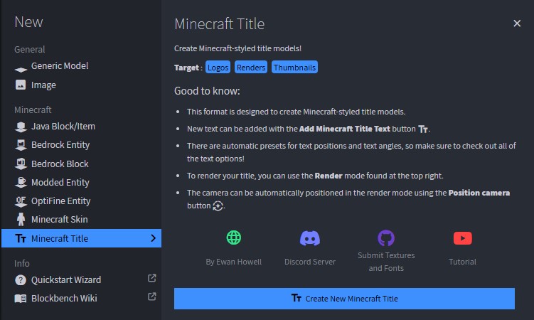 How to generate your very own Minecraft text!