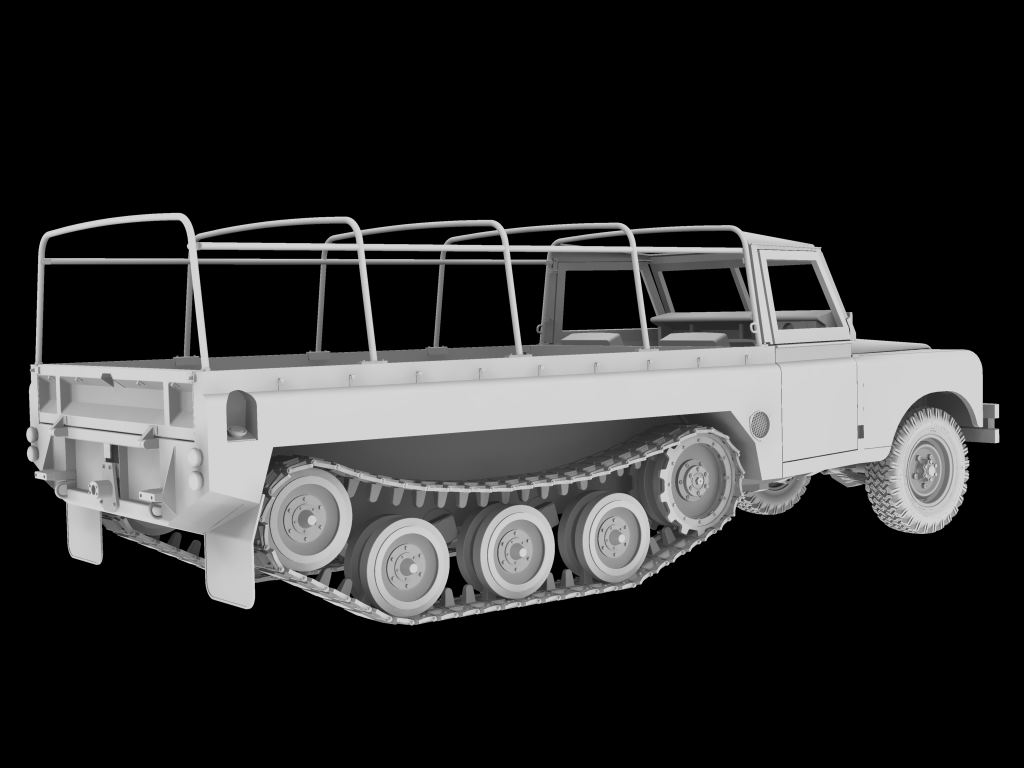 35th Scale Land Rovers Models Design for 3D Printing. - Work in ...