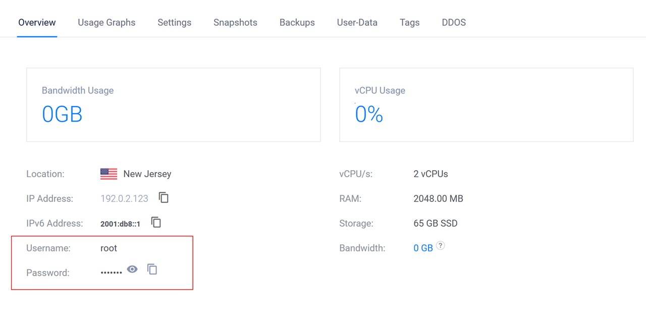 How To Connect To A Vultr Cloud Compute Instance Using The Vultr Console Vultr Docs