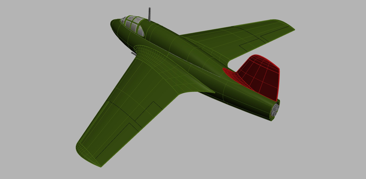 1/72 - Rikugun/Kogiken Ki-202 Shūsui-Kai resin kit by Ushimodels ...