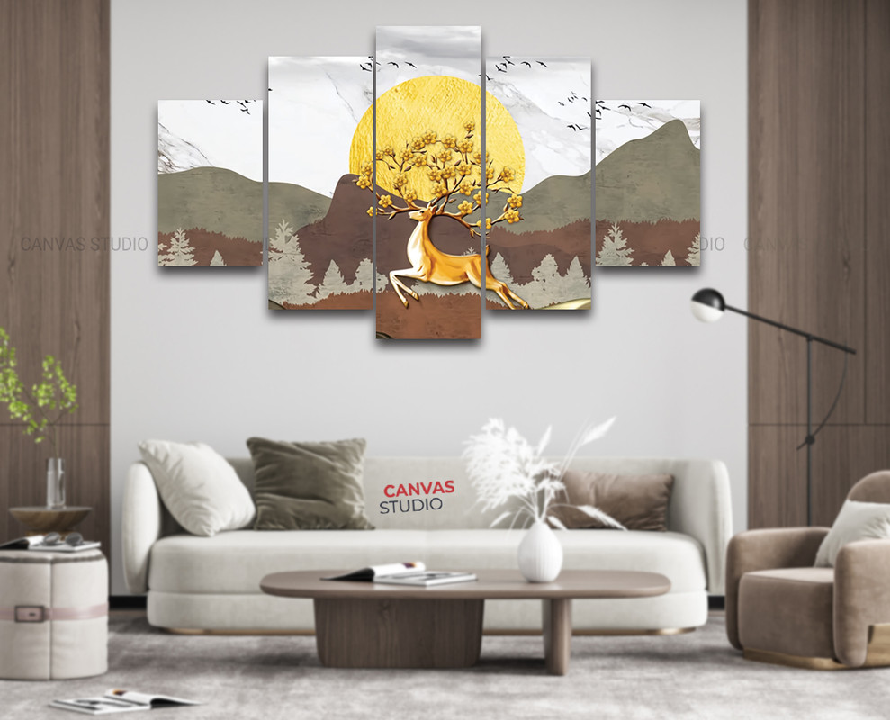 5 Panel Deer 2 — Postimages