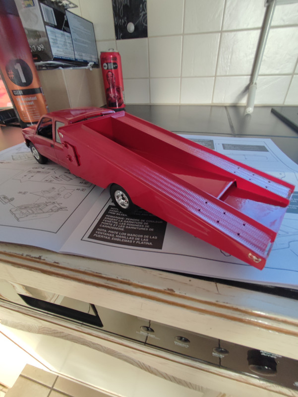 Chevy C3500 extended cab dually 1997 racers wedge de chez amt au 1/25 ...