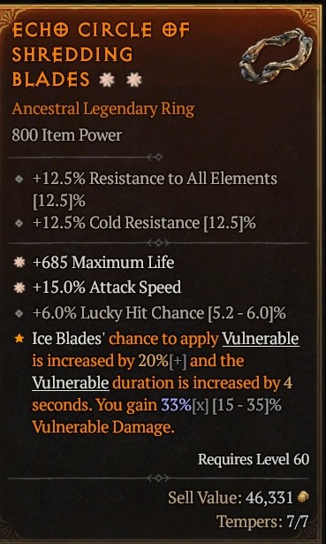 2 Ga Ring - Life/ Attack Speed/ Lucky Hit Chance - Topic - d2jsp