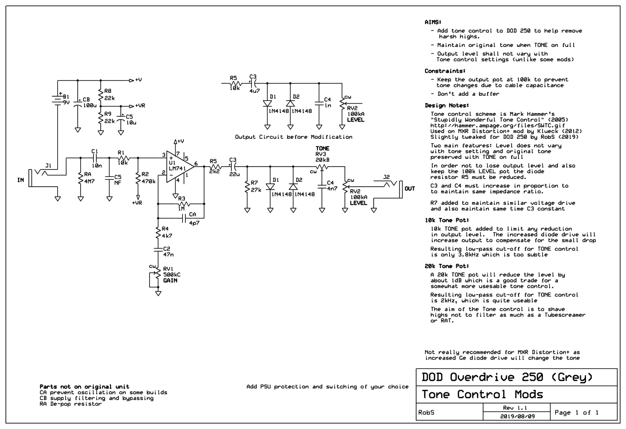 Simple DOD250 Tone Control V1 1 — Postimages