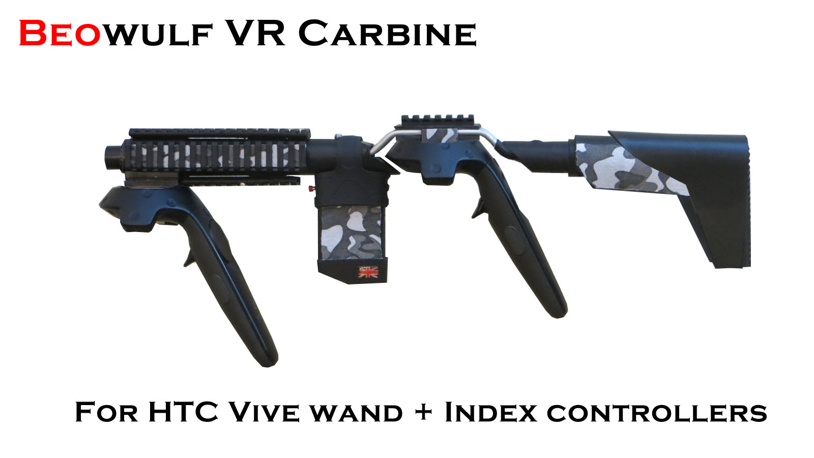 Next Gen VR gunstock for HTC Vive wand Index controllers Availa ...