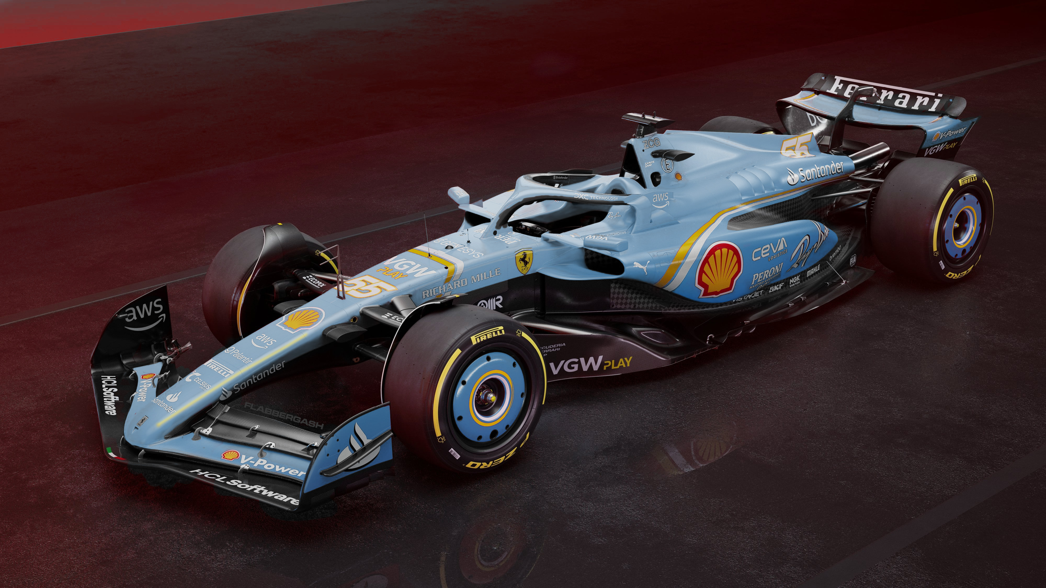 John Ferrari back with the light blue mockup. dank? : r/formuladank