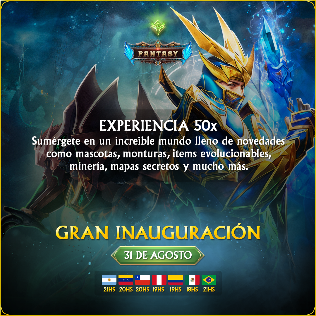 flyer fantasy fondo negro — Postimages