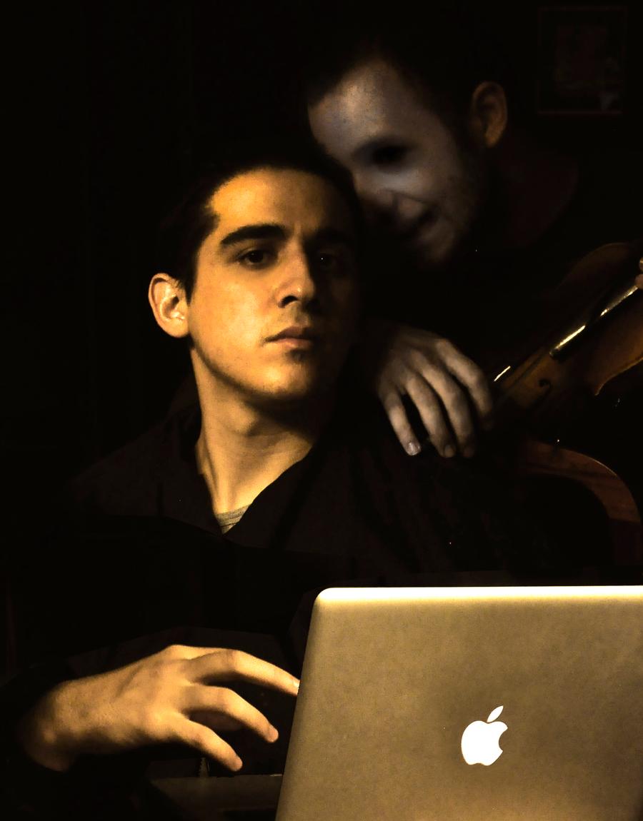 self portrait with death playing the fiddle by gabethefaun d4iqafd ...