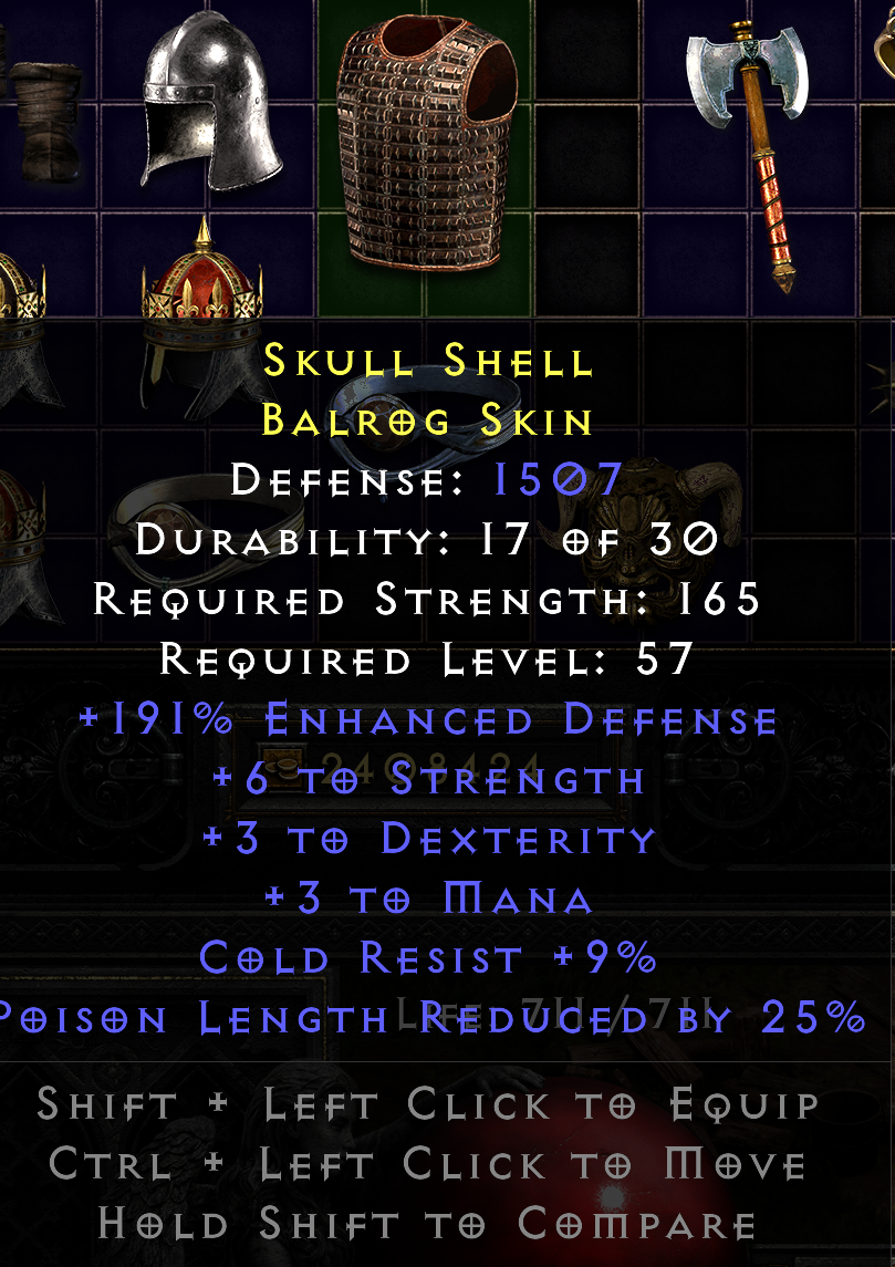 Balrog skin level 57 — Postimages