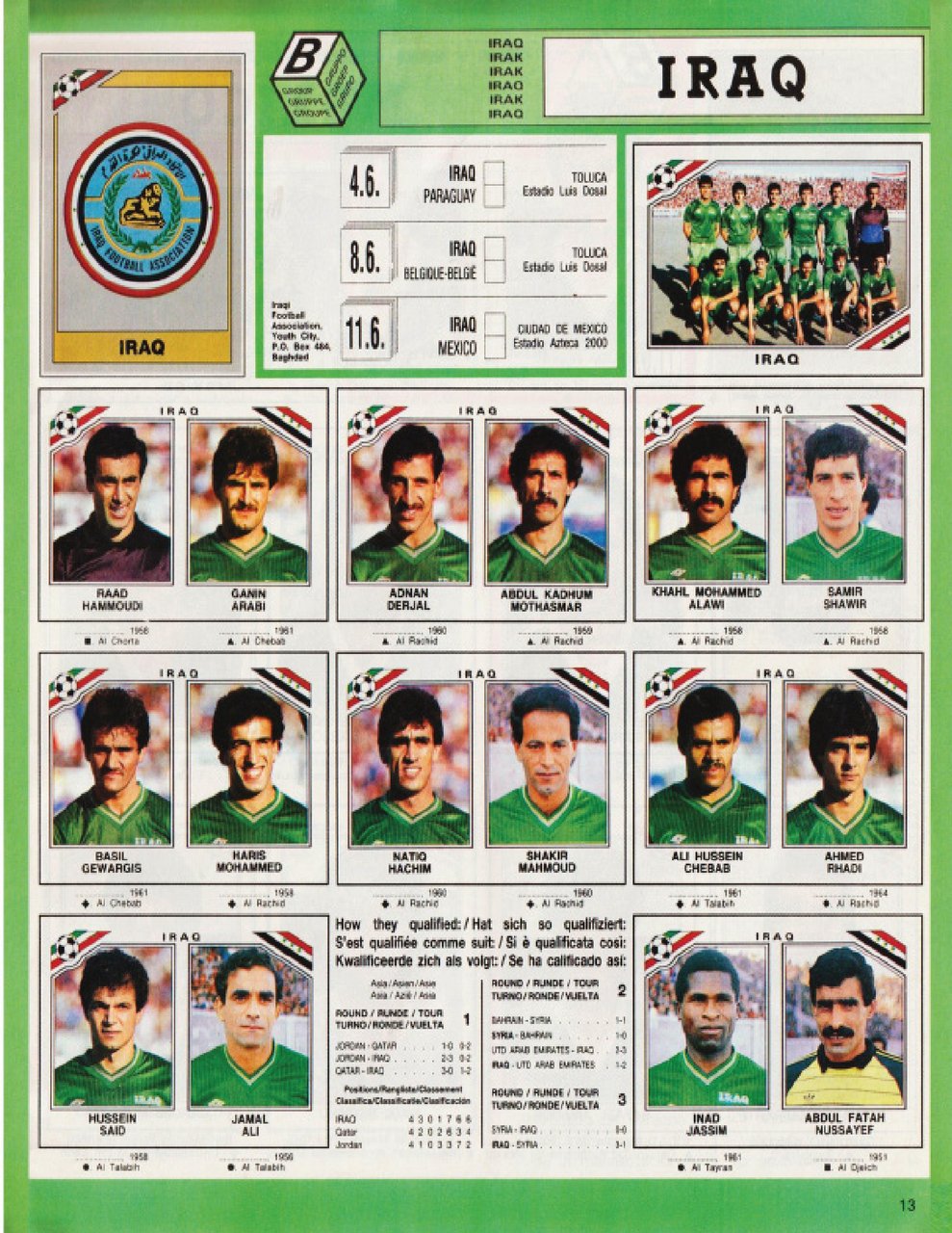Album Panini Mexico 1986 15 — Postimages