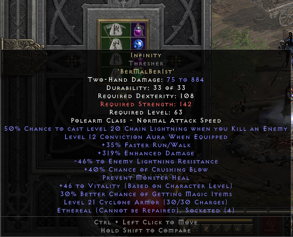 Ft Infinity Tresher Eth - 319ed/-46lr - Topic - d2jsp