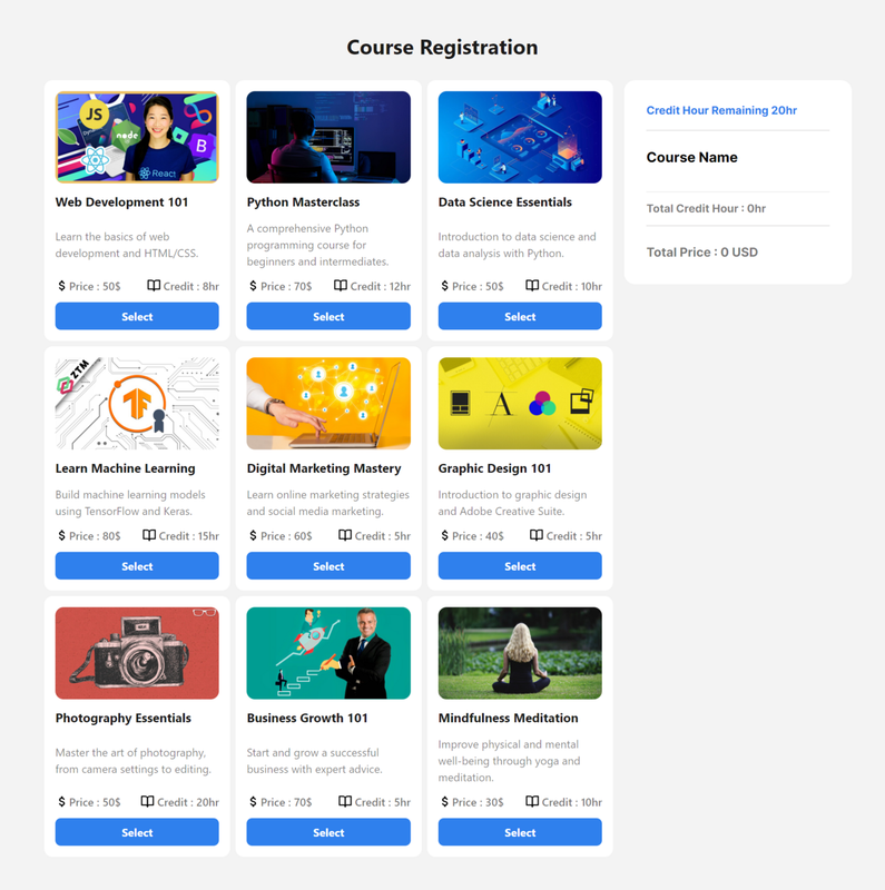 course hub — Postimages