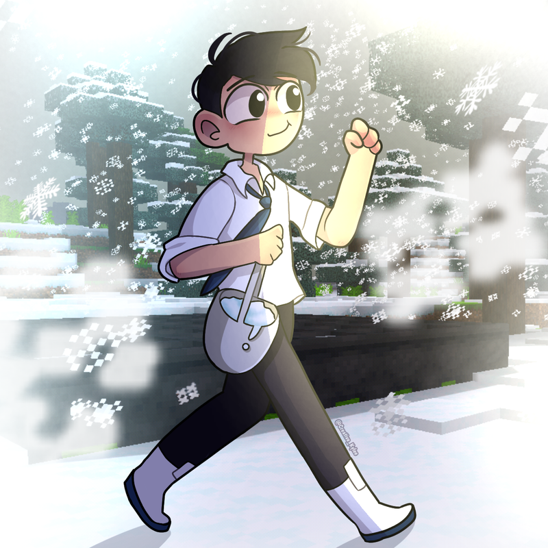 cubfan135 [Hermitcraft] | YouTuber Fanskin + Fanart! Minecraft Skin