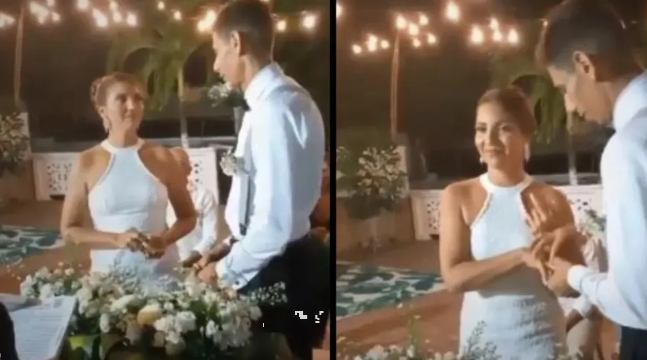 Novia cancela su boda en plena ceremonia y se vuelve viral: Video - Imperio Noticias