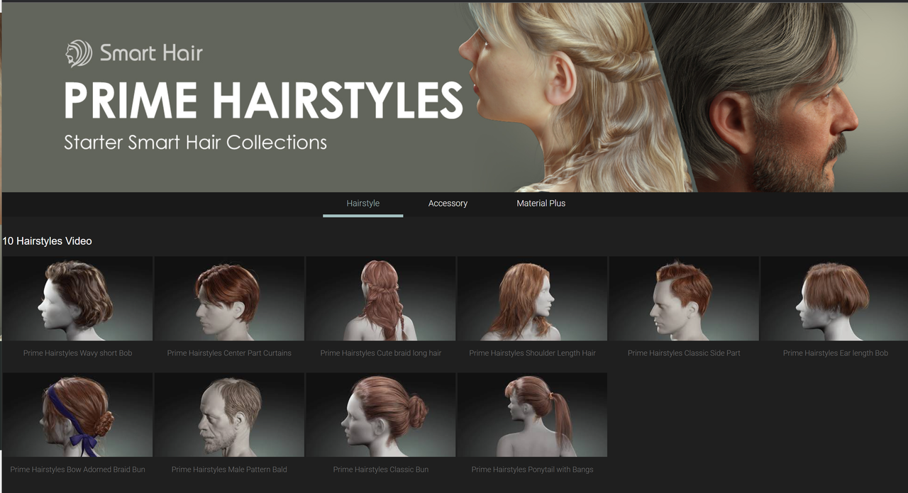 THE PRIME HAIRSTYLE 2026 - Free Daz 3D Models