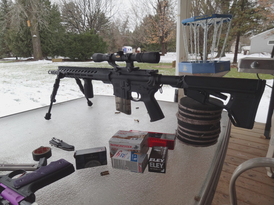 PSA .22LR Upper - A Few Groups | Rimfire Central Firearm Forum