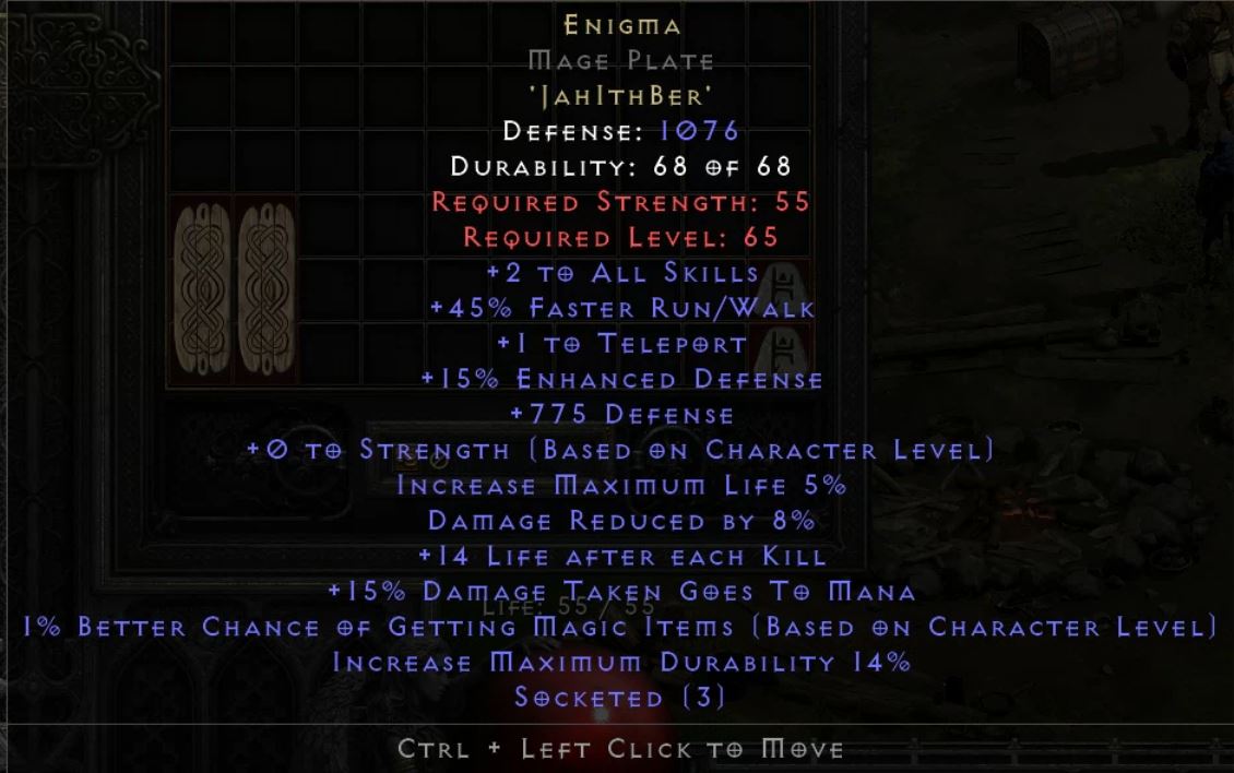 Perfect Enigma Mage Plate 775/15 - Topic - d2jsp