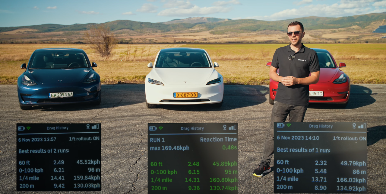 Qui sera la plus rapide ? Model 3 Highland vs Model 3 2019 et 2022 ...