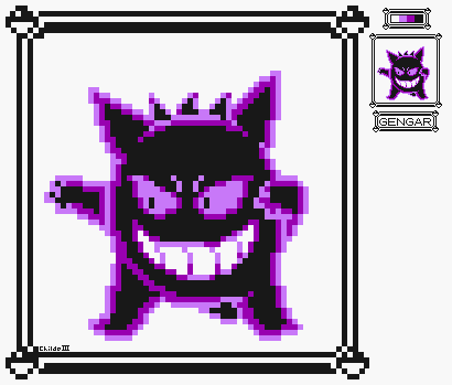 Gengar Pixel Art By Gengar Pixel Art