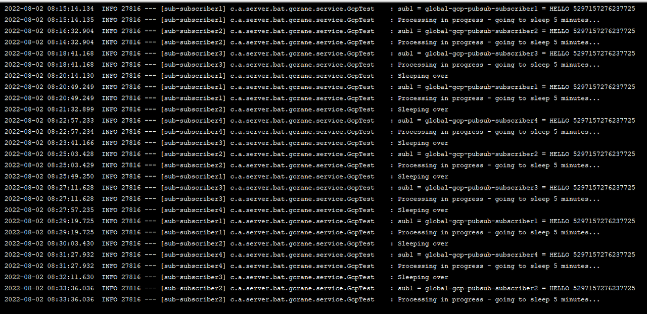 google cloud pubsub - Pub/Sub - Acknowledgement deadline is ignored when used Exactly once ...