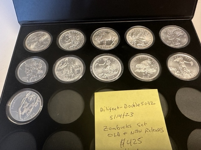 [WTS] Boxed Collector Silver Zombuck BU Set, all 11 rounds, $425 ...